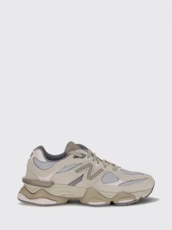 NEW BALANCE 9060 Suede And Mesh Trainers With Abzorb Midsole - Grey