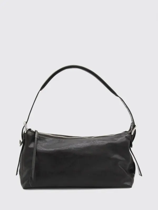 LEMAIRE Calfskin Leather Shoulder Bag With Zip Closure