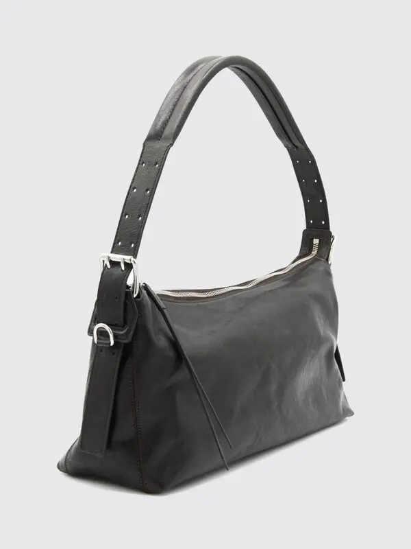 LEMAIRE Calfskin Leather Shoulder Bag With Zip Closure