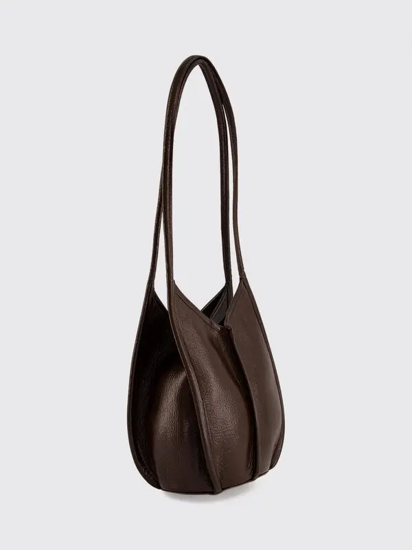 Hereu Calella Distressed Calf Leather Tote Bag With Double Handle
