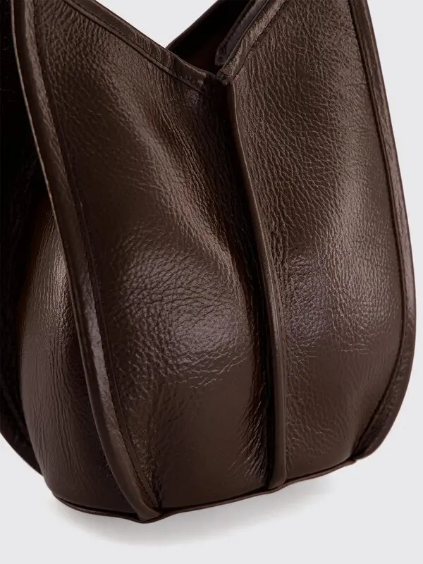 Hereu Calella Distressed Calf Leather Tote Bag With Double Handle