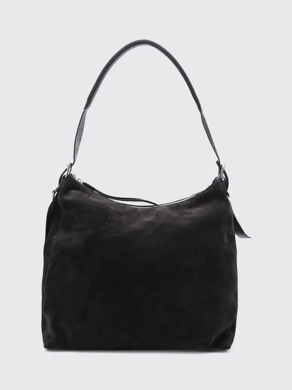 LEMAIRE Suede Leather Tote Bag With Zip Closure