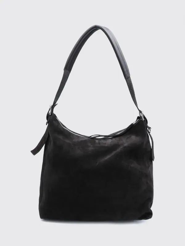 LEMAIRE Suede Leather Tote Bag With Zip Closure
