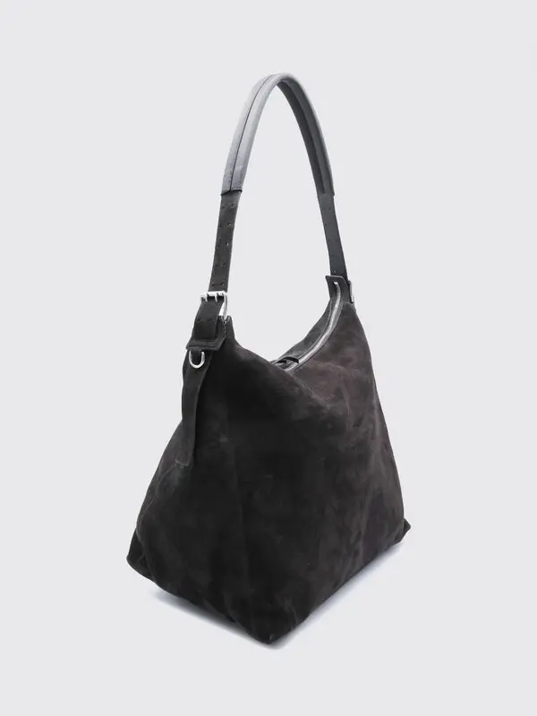 LEMAIRE Suede Leather Tote Bag With Zip Closure
