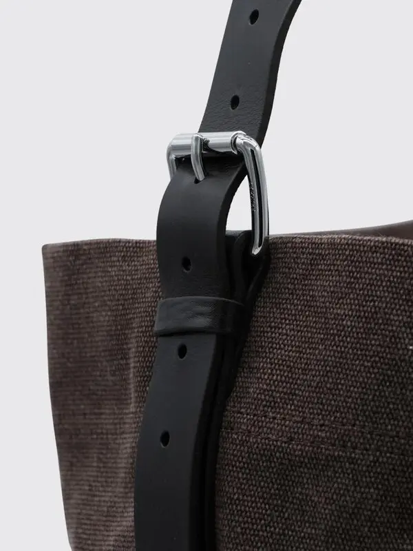 LEMAIRE Large Cotton Tote Bag With Magnetic Closure