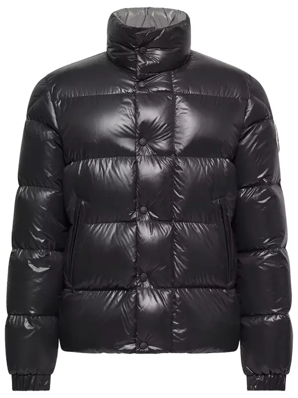 Moncler Piumino Corto Bendola In Laqu - Black
