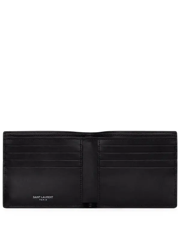 Saint Laurent Portafoglio Tiny Cassandre East/west Piccolo In Pelle Lucida