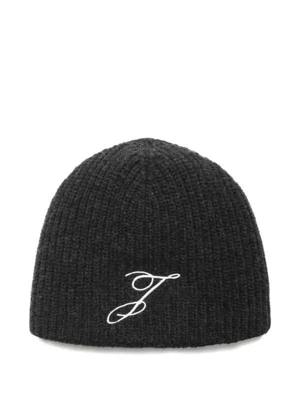 Jacquemus Le Bonnet Espiral In Wool - Gray