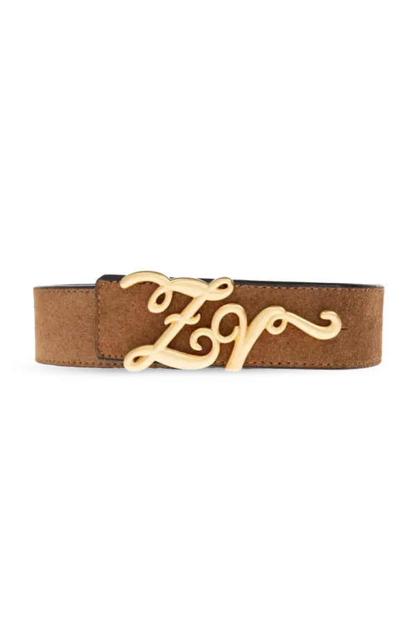 Zadig&Voltaire Suede Belt - Brown