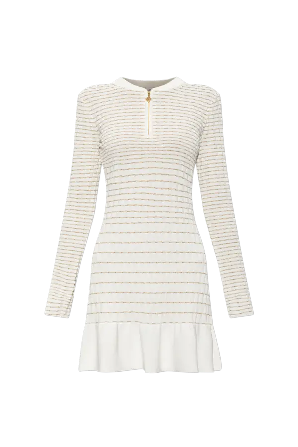 Casablanca Striped Pattern Dress