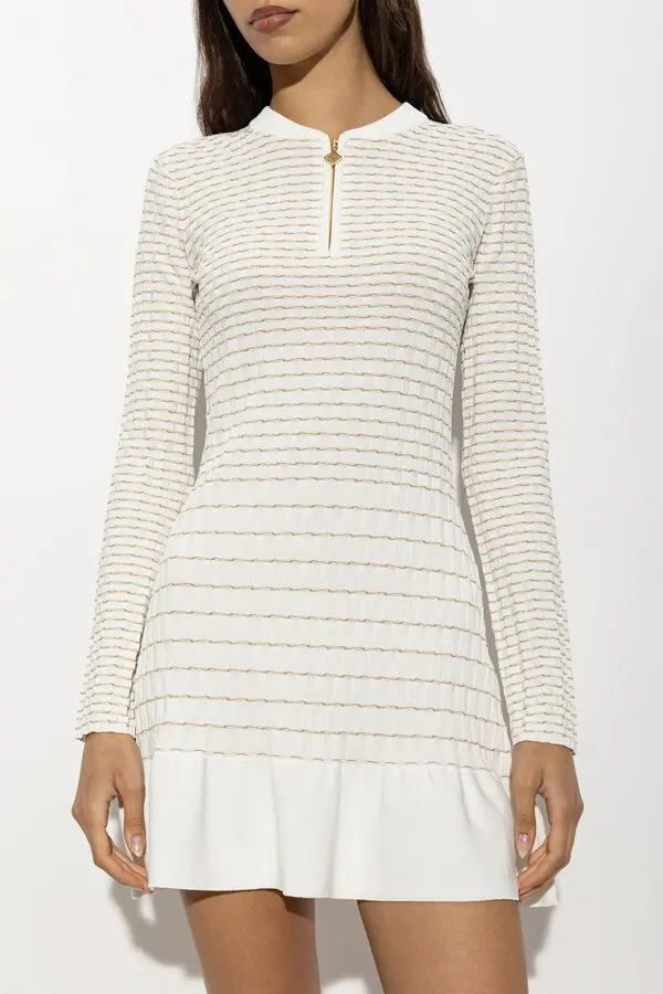 Casablanca Striped Pattern Dress