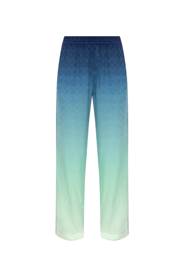 Casablanca Loose-fit Wide Leg Pants - Blue