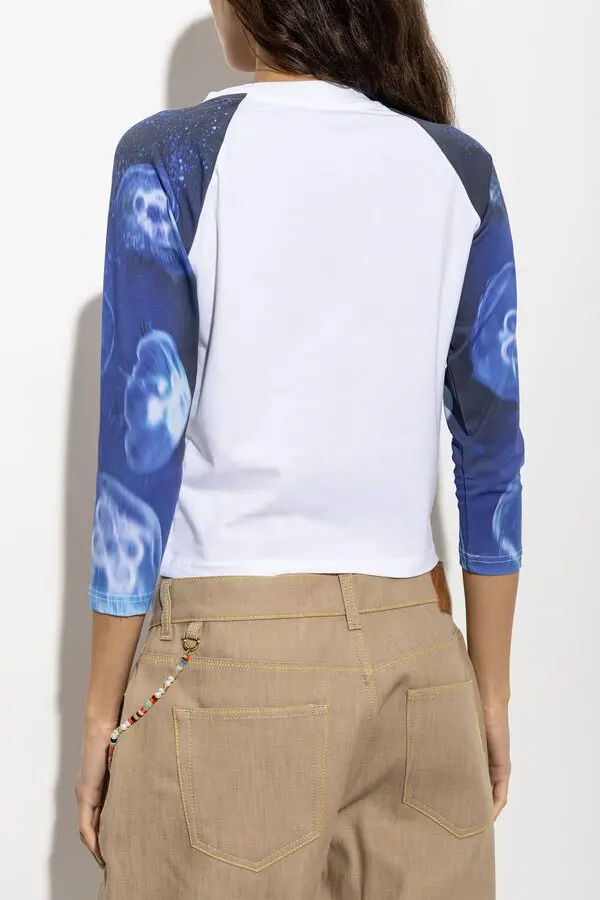 Casablanca Logo Print Top