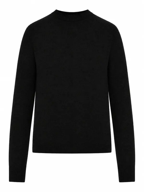 Max Mara Crewneck Cashmere Sweater - Black