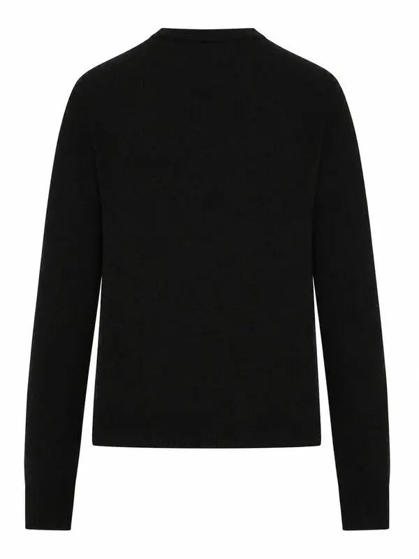 Max Mara Crewneck Cashmere Sweater - Black