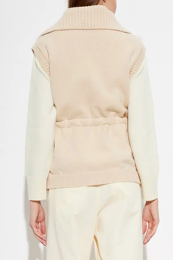 Moncler Wool Hooded Vest