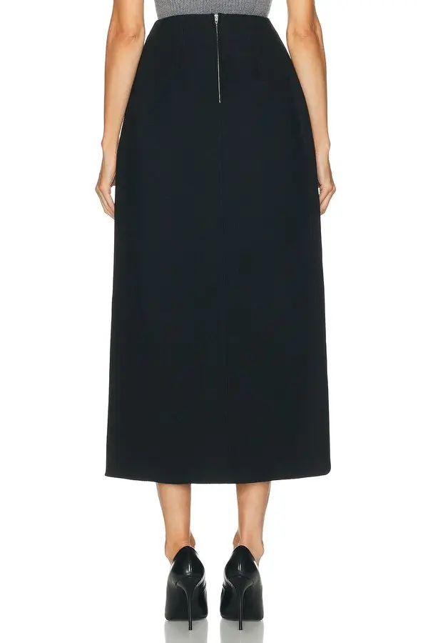 JIL SANDER Sculptural Midi Skirt