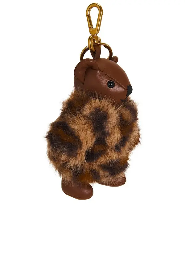 Burberry Thomas Evening Bag Charm In Brown