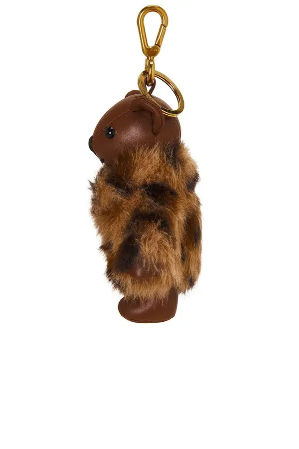 Burberry Thomas Evening Bag Charm In Brown