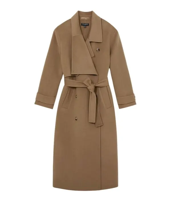 REISS Arlo Atelier Wool Blindseam Double-breasted Coat