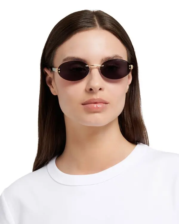 Marc Jacobs Oval Sunglasses, 57mm