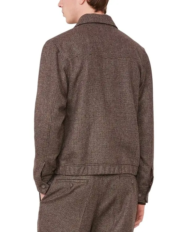 Officine Générale Marlino Brush Pattern Jacket