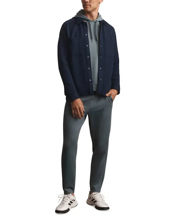 RHONE Landmark Snap Waffle Pocket Shacket