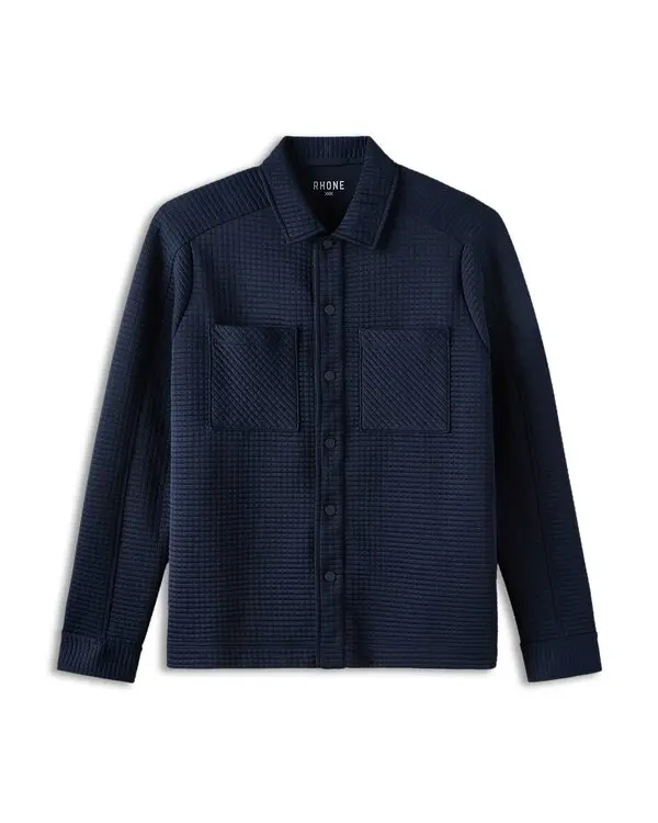 RHONE Landmark Snap Waffle Pocket Shacket