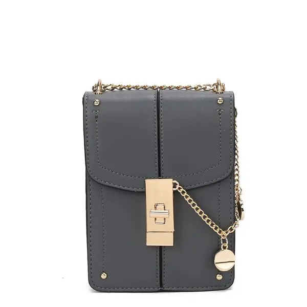 MKF COLLECTION BY MIA K. Iona Crossbody Bag Charcoal Gray