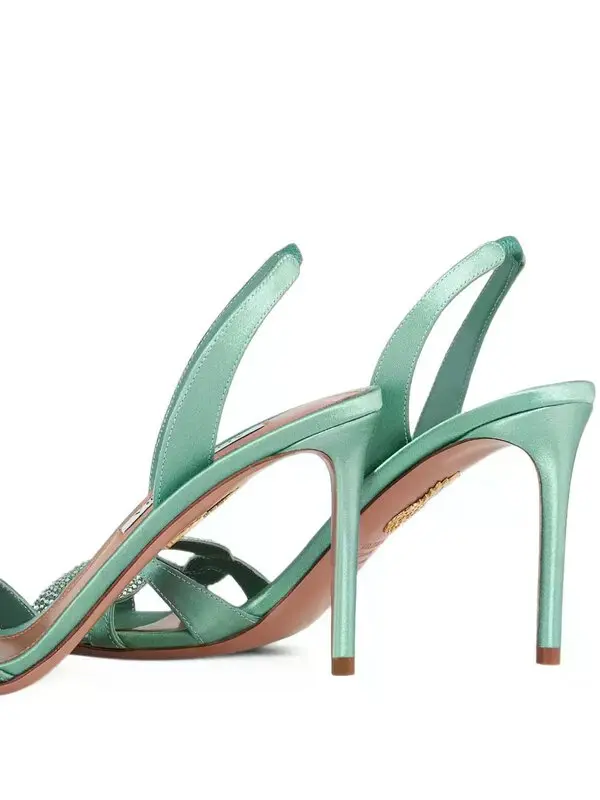 AQUAZZURA Ribbon Kiss Sandals 85