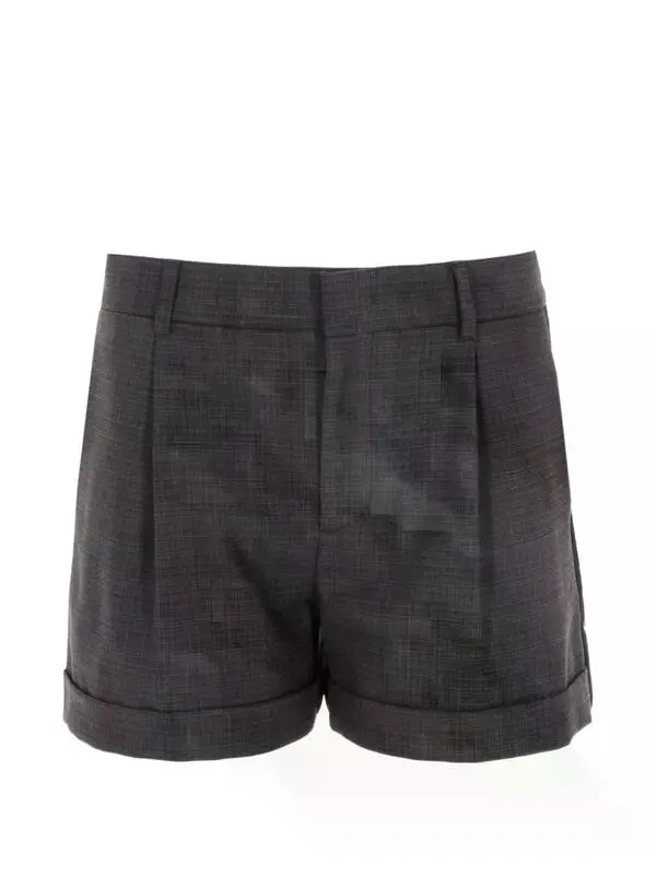 Moschino Pleated Logo-tape Shorts