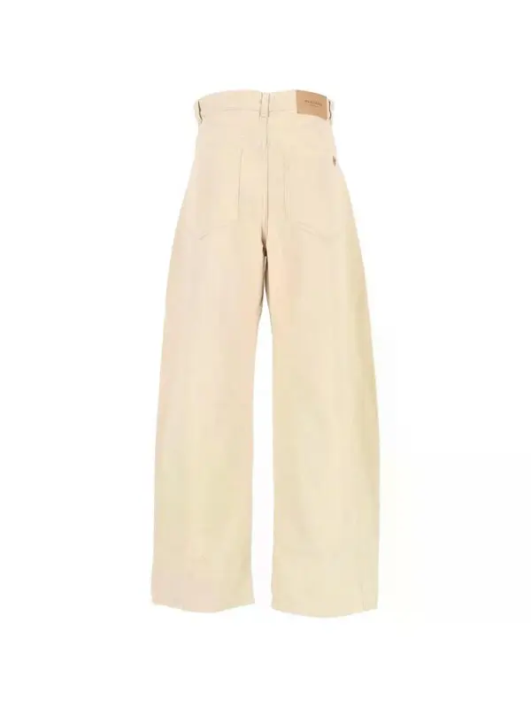 Max Mara Ordine Wide-leg Cotton-drill Trousers