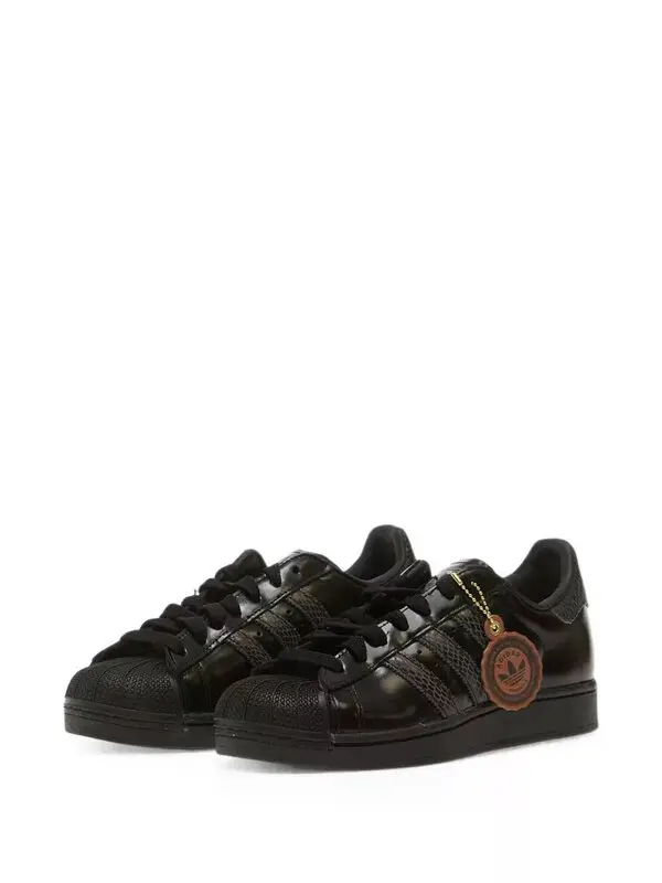 Adidas Superstar Ii Snakeskin-effect Sneakers