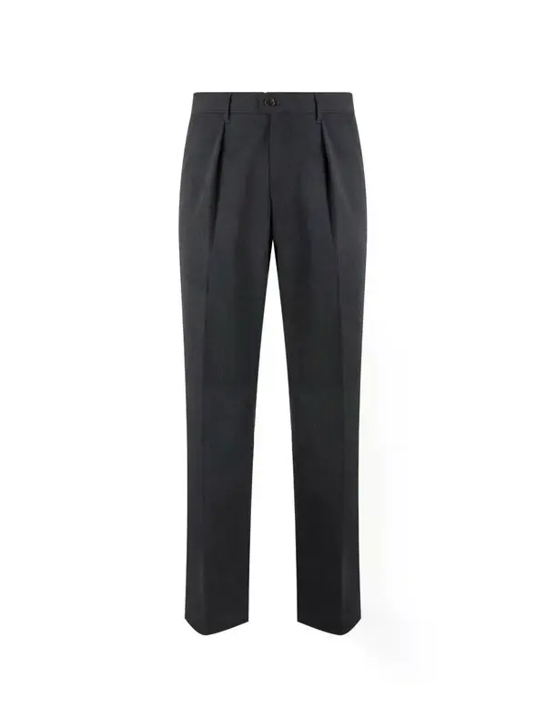 SLOWEAR Pleated Straight-leg Trousers