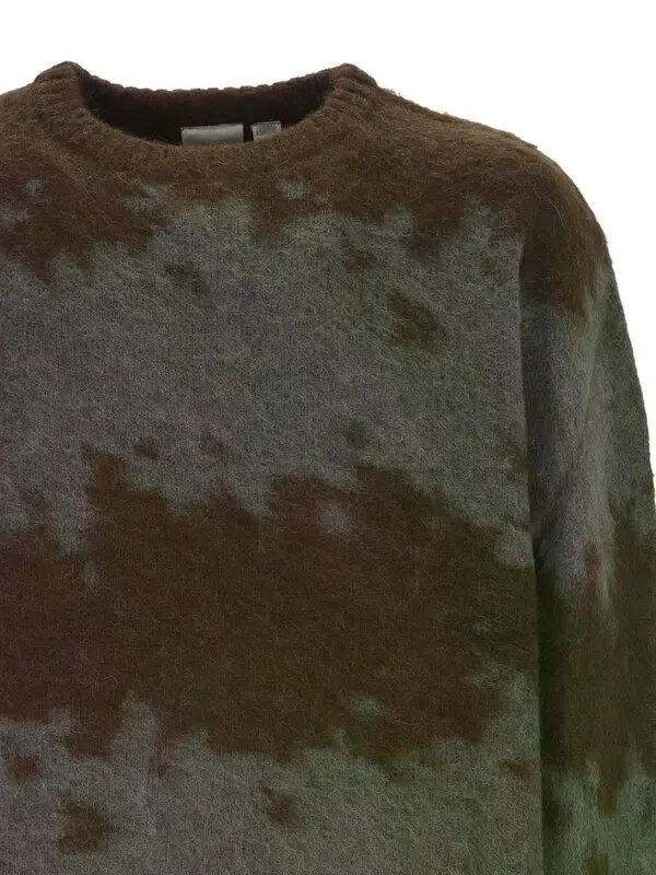 Gramicci Mohair Splatter-pattern Mohair-blend Sweater