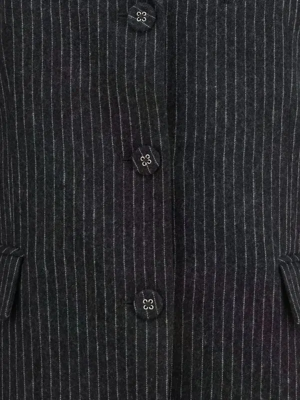 GANNI Pinstriped Blazer