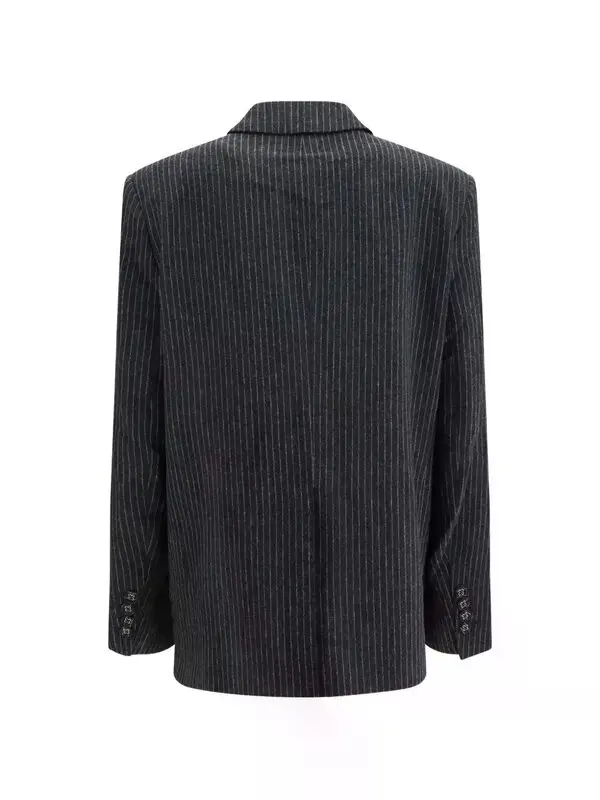 GANNI Pinstriped Blazer