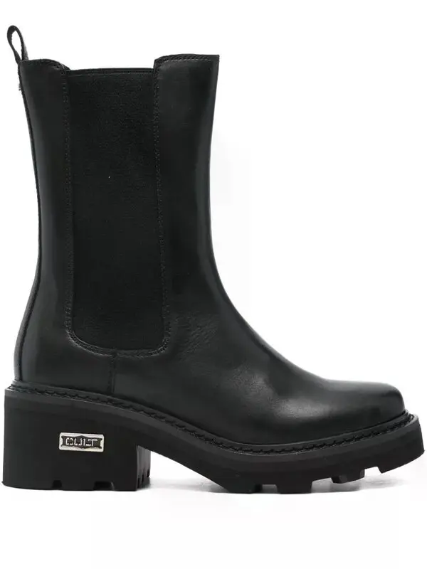 CULT Elastic-panelled Platform Chelsea Boots