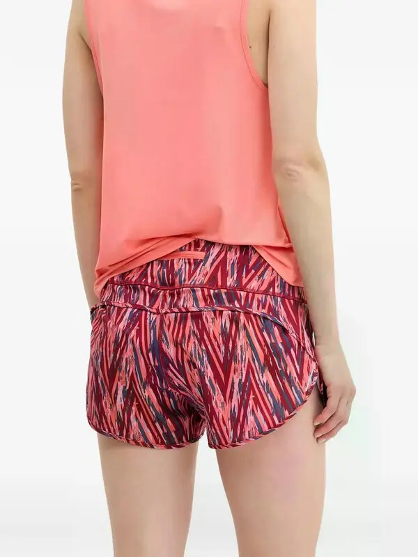 Smartwool Abstract-print Curved-hem Shorts