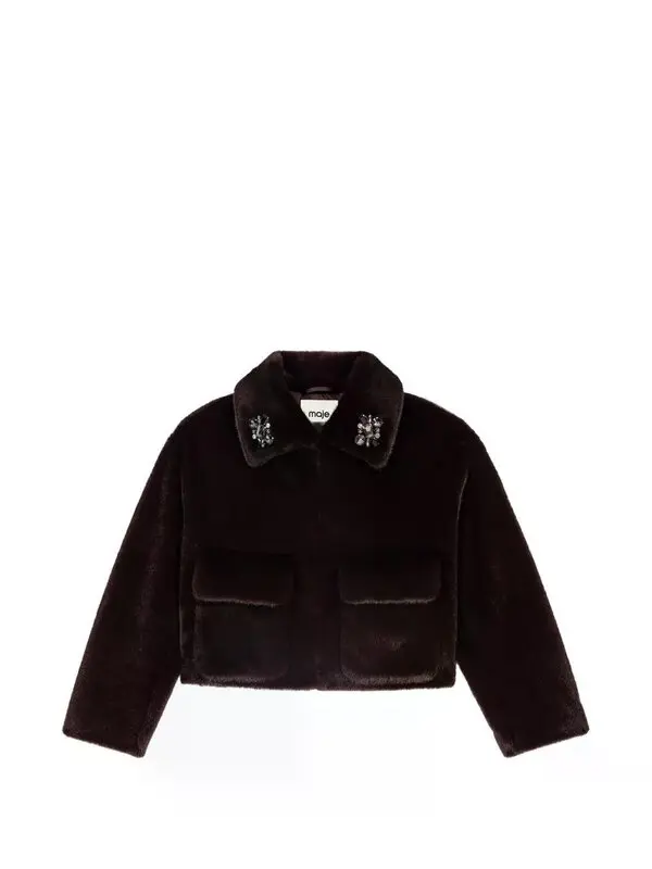 Maje Short Faux-fur Jacket