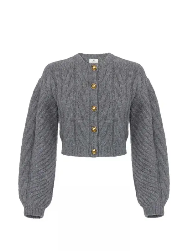 Elisabetta Franchi Cardigan In Knit Fabric