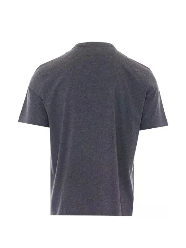 LANVIN Embroidered-logo Crew-neck T-shirt