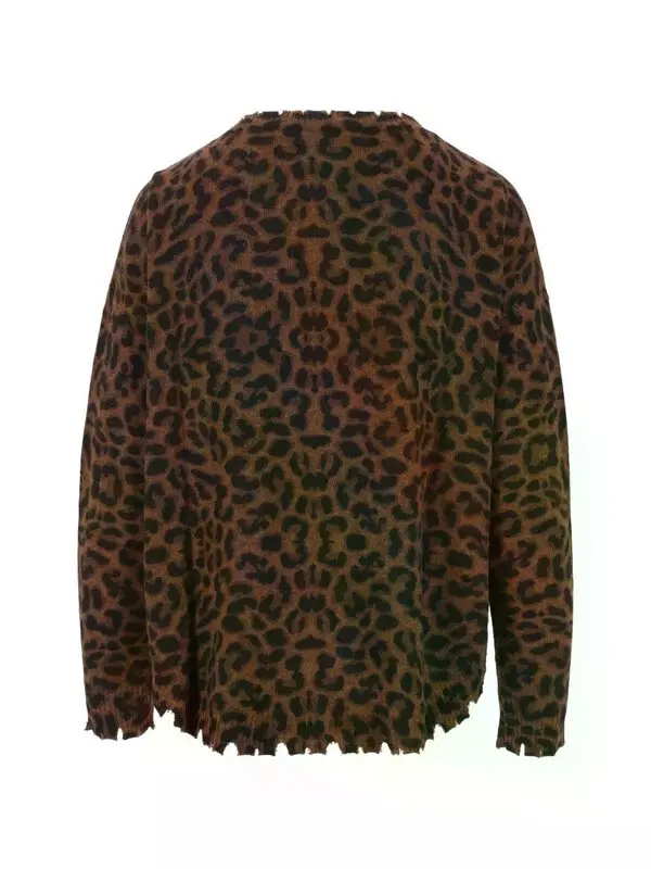 KUJTEN Melah Leopard-print Sweater