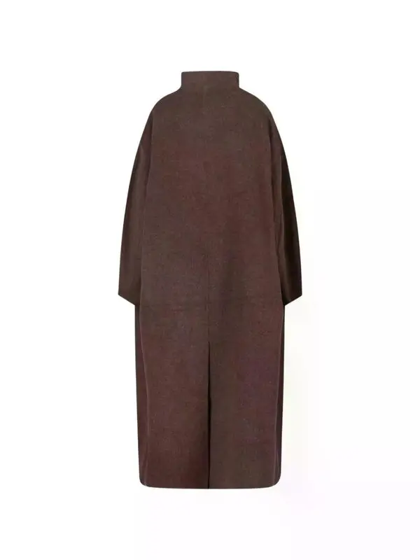 THE FRANKIE SHOP Leroy Funnel-neck Wool-blend Coat
