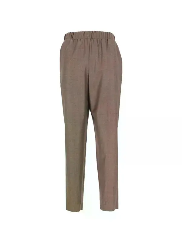 Dusan Elasticated-waistband Carrot-leg Trousers