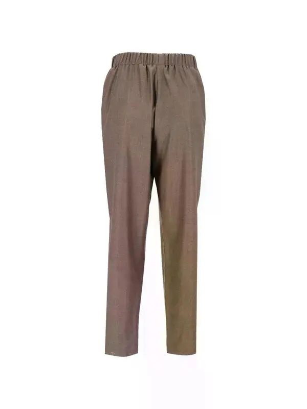 Dusan Elasticated-waistband Carrot-leg Trousers