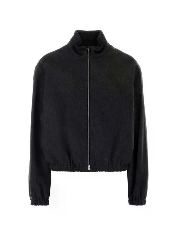JIL SANDER High-neck Elasticated-hem Jacket