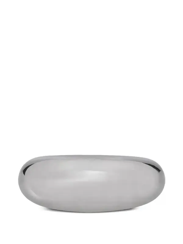 THE FRANKIE SHOP Lena Polished Chunky Cuff Bracelet - Silver