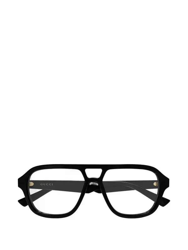 Gucci Pilot-frame Glasses - Black