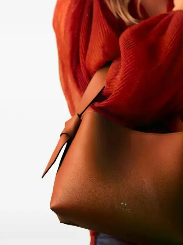 LA PORTEGNA Paulita Leather Shoulder Bag